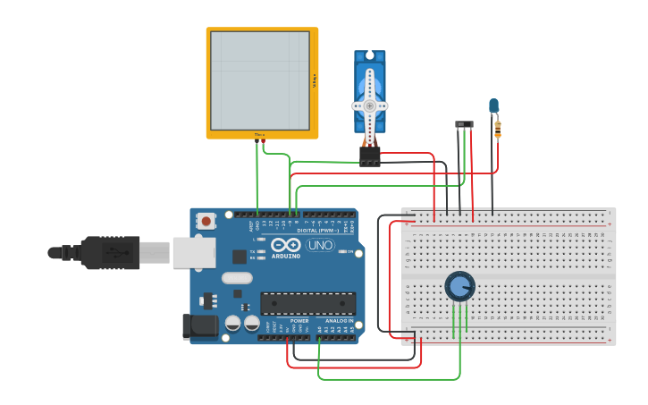 Circuit design wiper control embedded c - Tinkercad