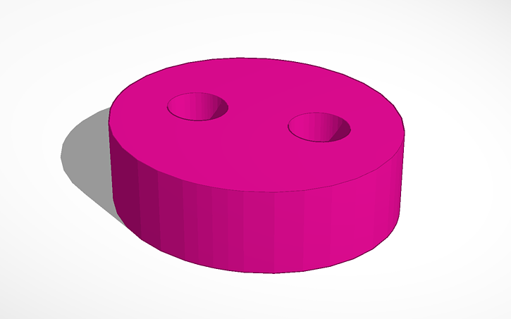 3D design button - Tinkercad