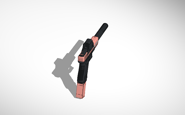 3D design Glock 17 - Tinkercad