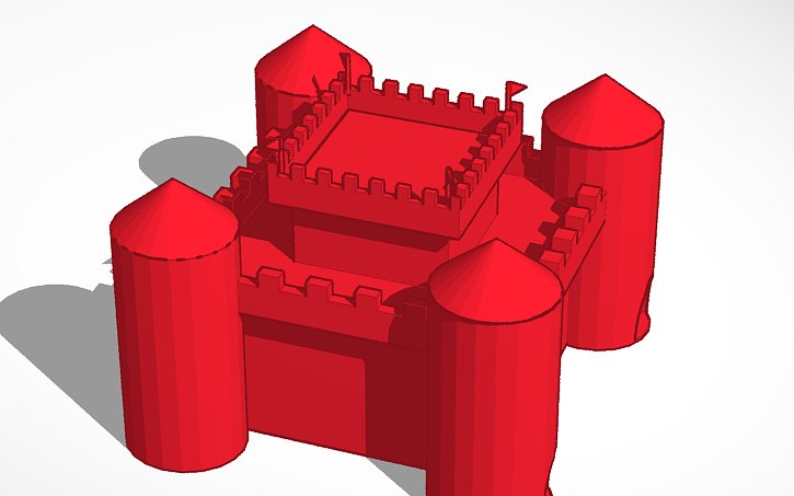 3D design Castle - Tinkercad