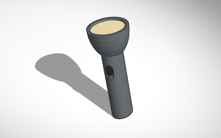 3D design Flashlight - Tinkercad