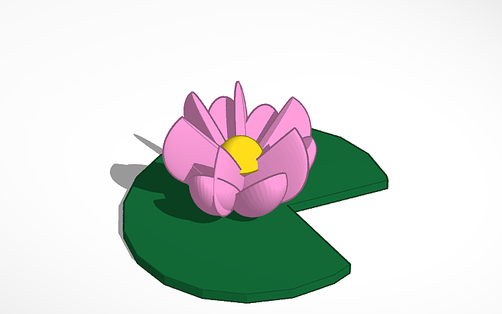 3D design Lotus Flower! - Tinkercad