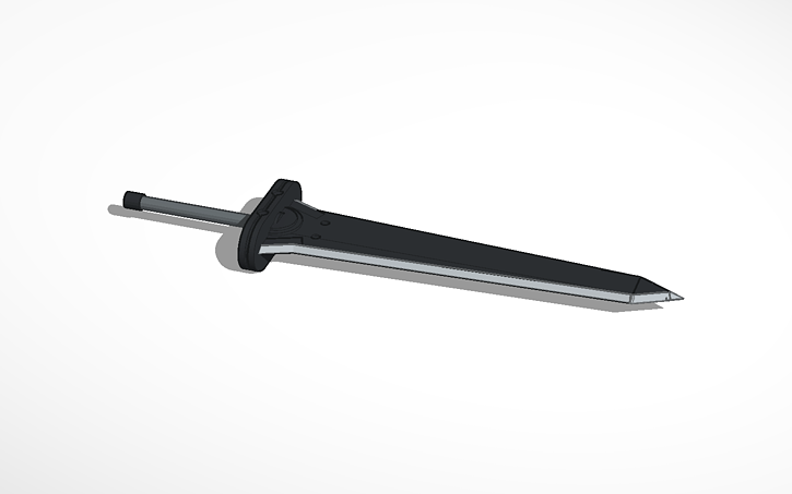 3D design Kirito's Sword [ALO] (From Sword Art Online) | Tinkercad