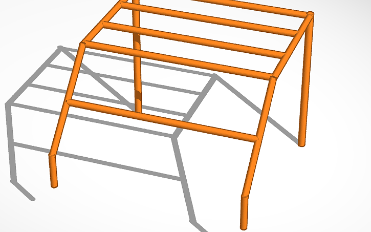 3D design Mud Pig Front EXO Cage | Tinkercad