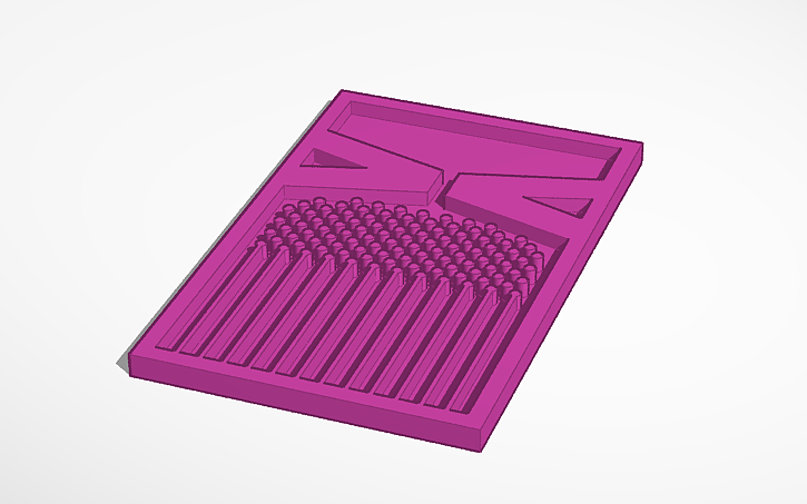 3D design Galton Board - Tinkercad