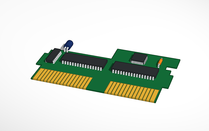 3D design NES MMC3 - Tinkercad