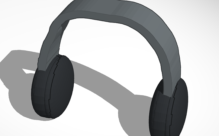 3D design Headphone - Tinkercad