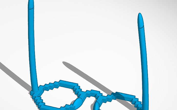 3D design Minecraft Party Glasses - Tinkercad