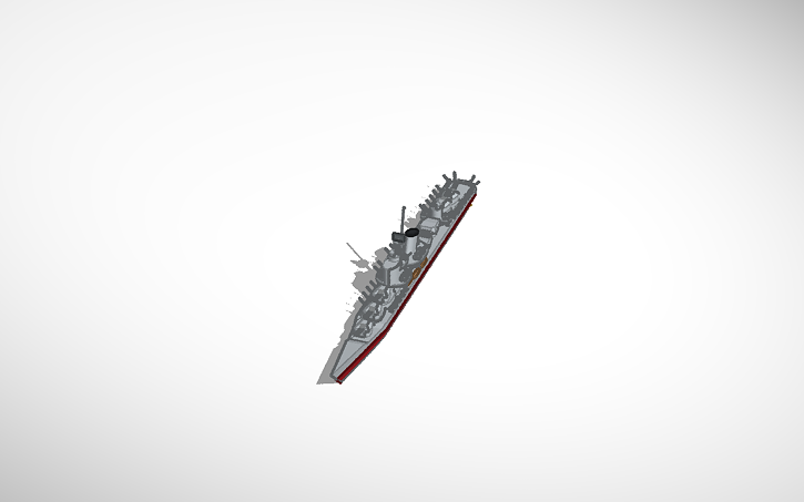 3D design Ultra Super Akizuki-class Destroyer | Tinkercad