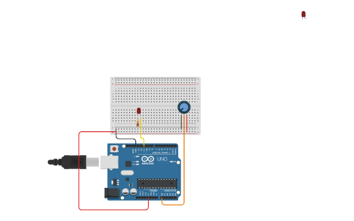 Circuit Design Potentiometer Tinkercad