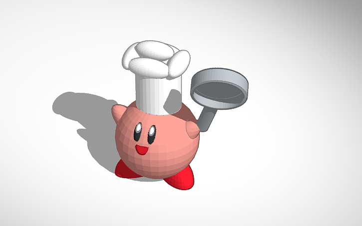3D design Kirby - Tinkercad