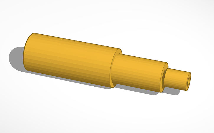 3D design telescope - Tinkercad