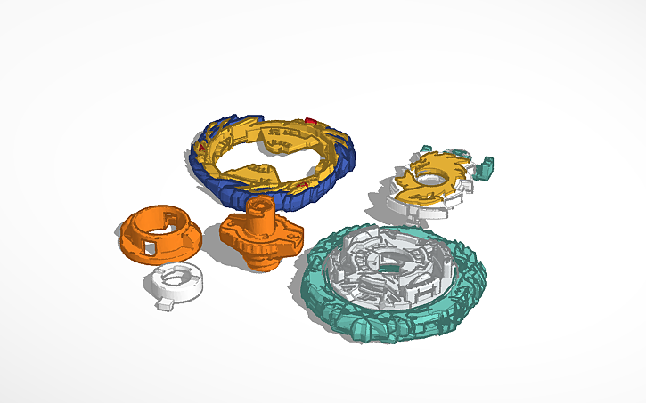 3D design {Final ver.} Mirage Fafnir [SK system] - Tinkercad