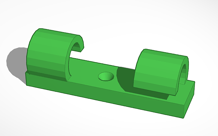 3D design clip cable - Tinkercad