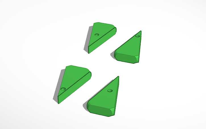 3D design Group 12 - Week 4/5 Competition (End Triangles) | Tinkercad
