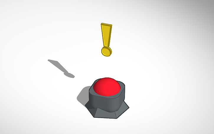 3D design Button - Tinkercad
