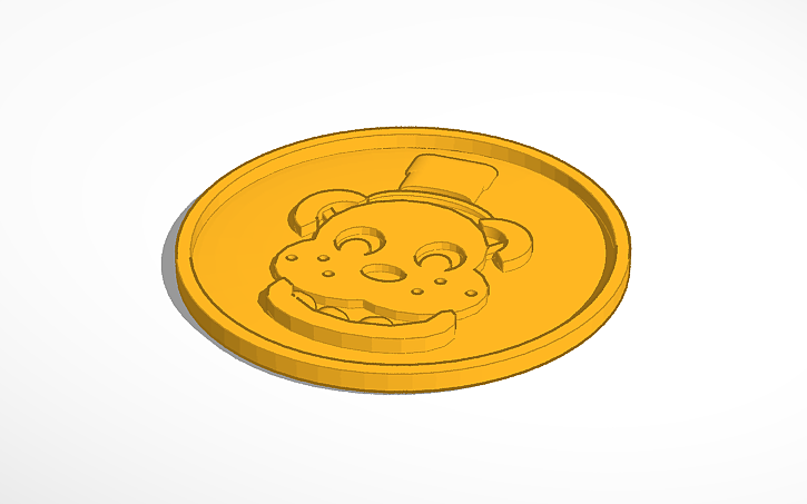 3D design Faz-Token - Tinkercad