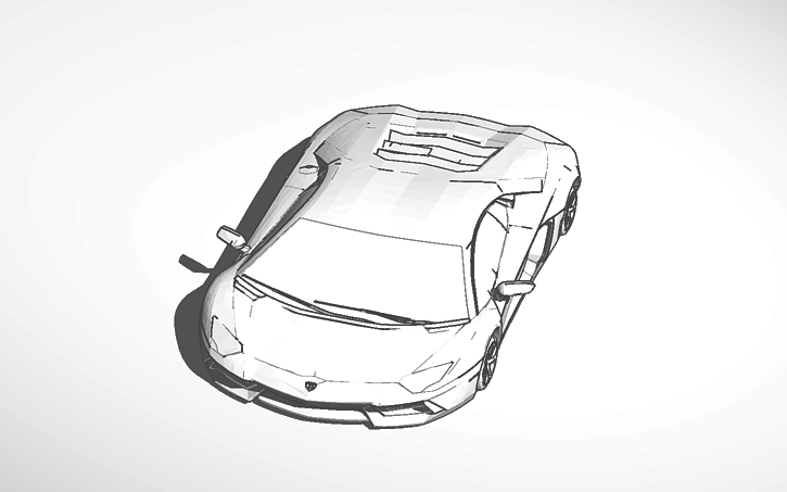 3D design Lambo | Tinkercad