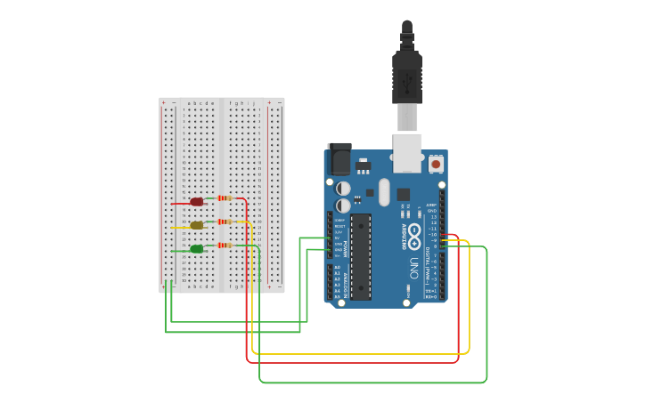 Circuit Design СРСП №1 Эксперимент 2 Tinkercad
