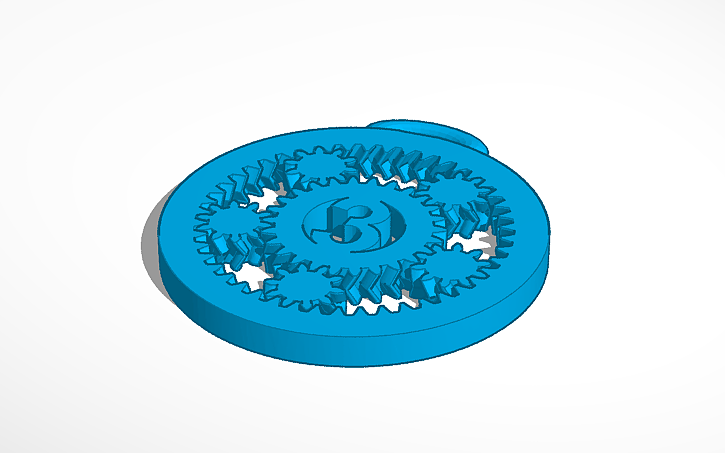 3D design Medalha terceiro - Tinkercad