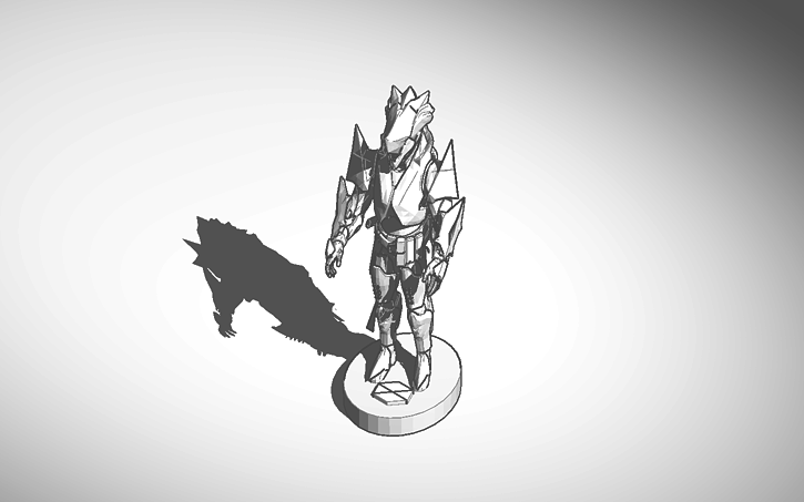 3D design Destiny Titan - Tinkercad