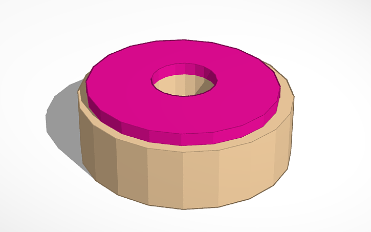 3D design Donut | Tinkercad