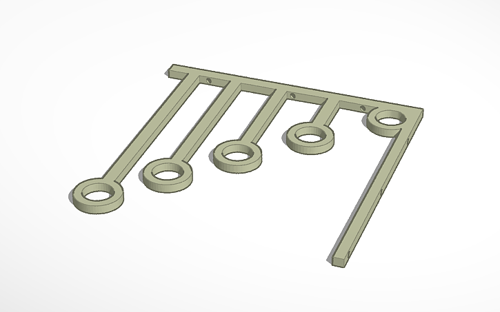 3D design Wall Hanger - Tinkercad