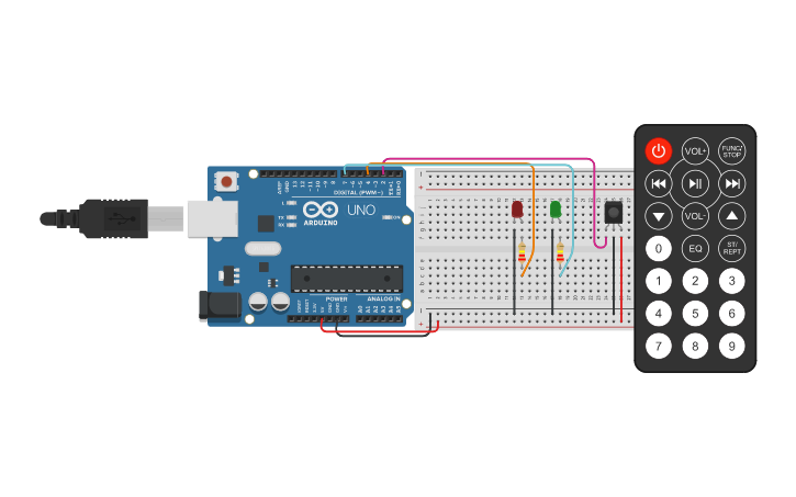 Circuit Design Irsensor E Led Esquema Elétrico Tinkercad