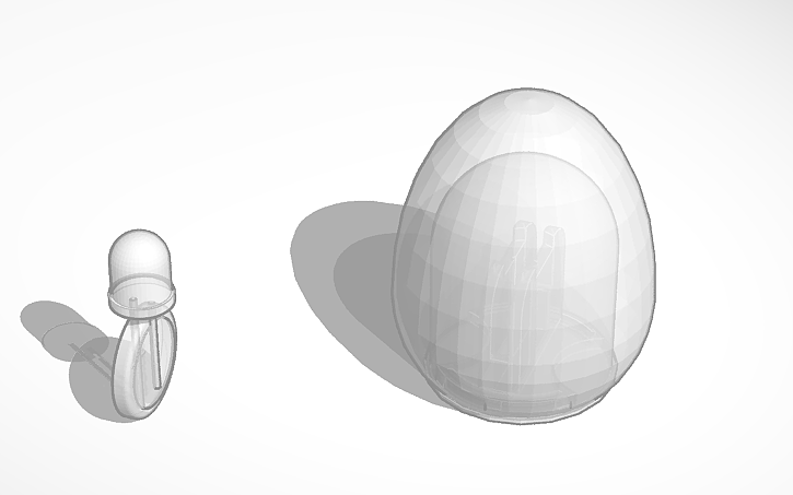 3d Design Egg Lamp Tinkercad 