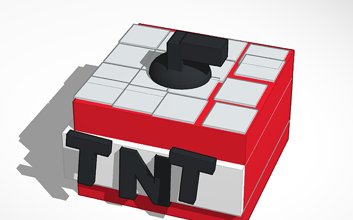 3D design TNT - Tinkercad