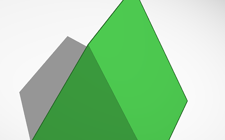 3D design Triangular Prism - Tinkercad