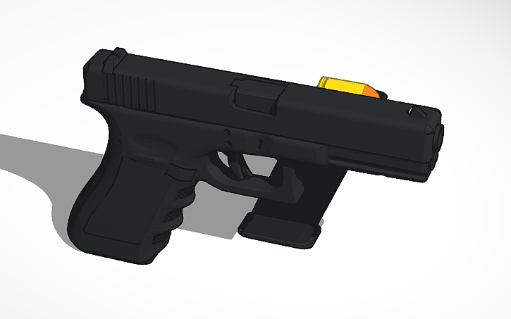 3D design glock17 - Tinkercad