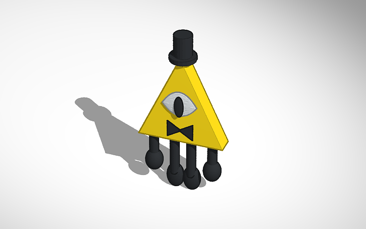 3D design Bill Cipher | Tinkercad