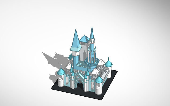 3D design castle - Tinkercad