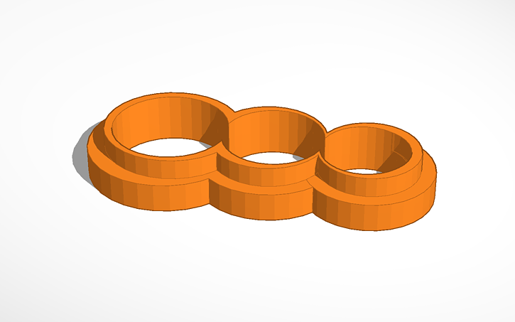 3D design snowman cookie cutter - Tinkercad