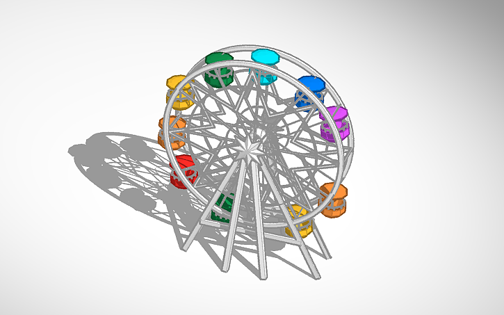 3D design Ferris Wheel - Tinkercad