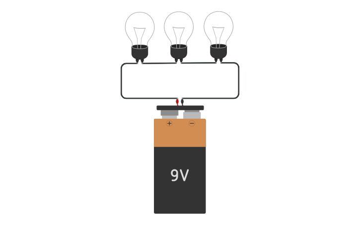 Circuit design simple series | Tinkercad