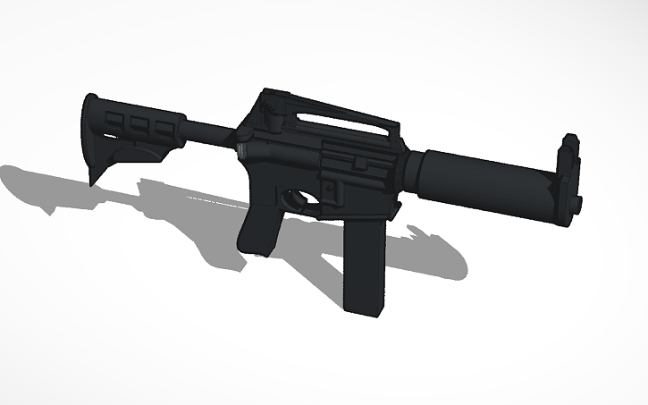 3D design Colt SMG 635 - Tinkercad