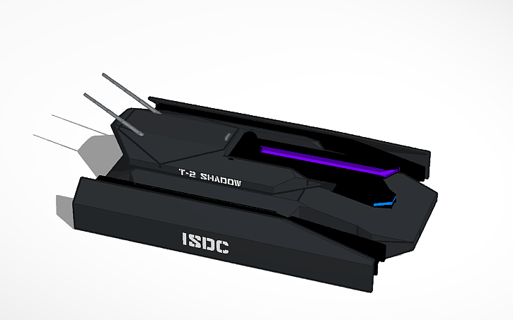 3D design ISDC Tank T-2 Shadow - Tinkercad