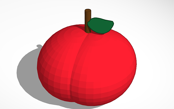 3D design Apple | Tinkercad