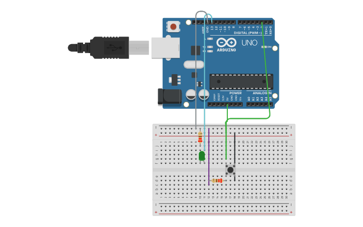 Circuit design Entorno de programacion del Arduino | Tinkercad