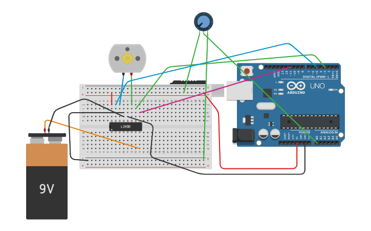 Circuit design Experimento 2 | Tinkercad