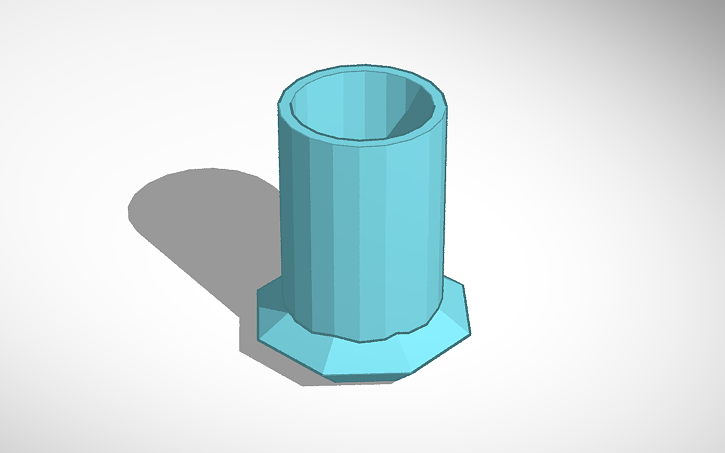 3D design Pen/Pencil Holder | Tinkercad