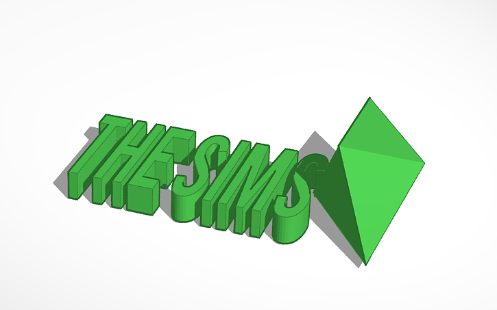 3D design Sims Diamond - Tinkercad