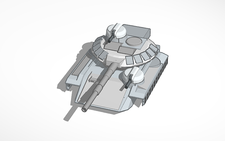 3D design Modern Tanks - PLZ7 Blitz - Tinkercad