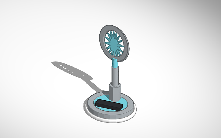 3D design SMART FANLIGHT - Tinkercad