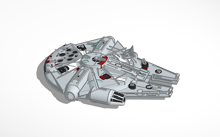 3D design millennium falcon | Tinkercad