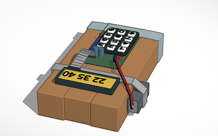 3D design C 4 CS:GO - Tinkercad