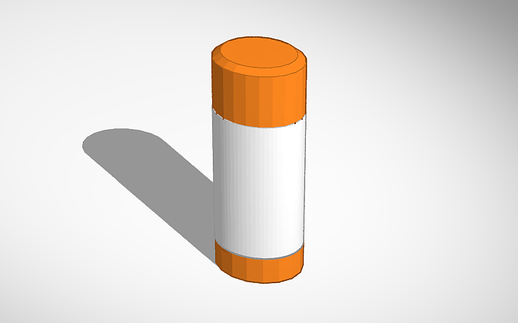 3D design Glue Stick - Tinkercad