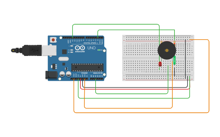 Circuit design TILT SENSOR | Tinkercad